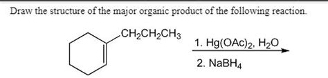 SOLVED: Draw the structure of the major organic product of the following reaction: CH3CH2CH3 Hg ...