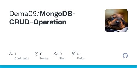 github dema09 mongodb crud operation