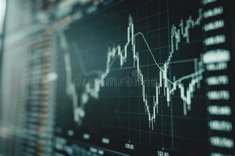 A Computer Monitor Displays A Graph Of Stock Prices The Graph Shows A