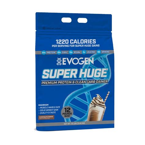 Jual Evogen Super Huge Protein Clean Carb Gainer 12lb Shopee Indonesia