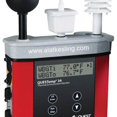 Datalogging Area Heat Stress Monitor Qt 34 Tsi Quest Wbgt Meter