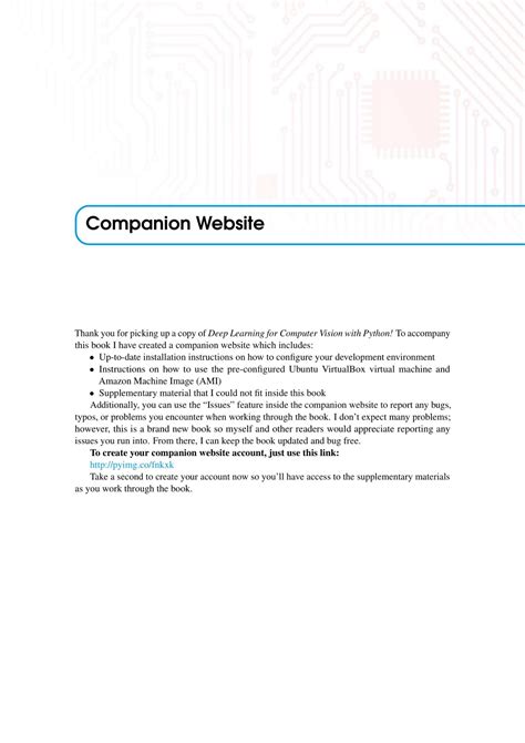 Deep Learning For Computer Vision With Python Book E Books Max