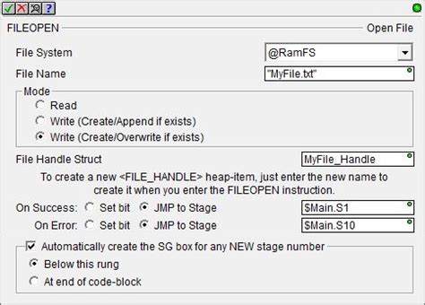 FILEOPEN Open File