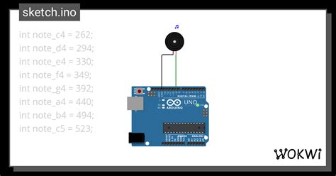 Tone Nada Wokwi ESP32 STM32 Arduino Simulator