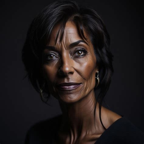 Premium Ai Image Mature Woman Portrait