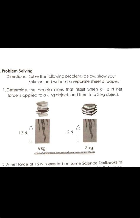 determine the accelerations that result when 12 n force is applied to