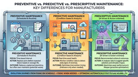 Preventive Vs Predictive Vs Prescriptive Maintenance Key Differences