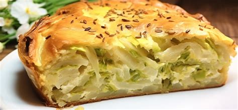 Як приготувати заливний пиріг з капустою рецепт від Лілії Цвіт — Шуба