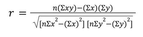 Correlation Formula