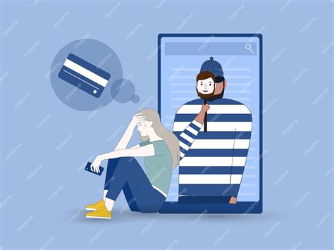Premium Vector Criminal Hacker Holding Friends Mask For Hacking On Mobile Phone Screen