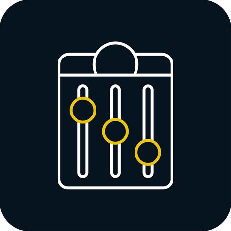 Equalizer Line Yellow White Icon 41654333 Vector Art At Vecteezy