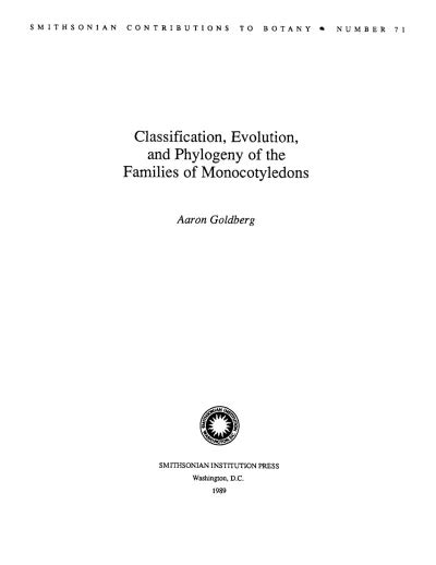 Classification Evolution And Phylogeny Of The