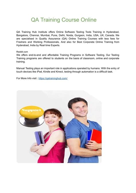 Ppt Qa Training Course Online Powerpoint Presentation Free Download