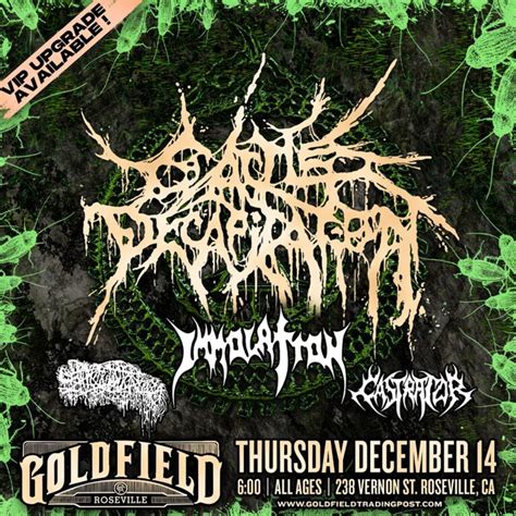 Cattle Decapitation Goldfield Sacramento