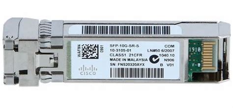 Cisco SFP G SR X C Extended Temp Range Module Hz At Best Price In Ahmedabad