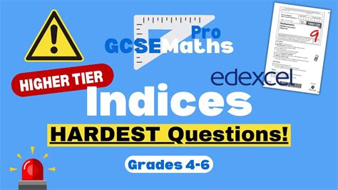 Hardest Indices Edexcel Exam Questions Index Laws Negative And Fractional Indices Gcse Maths Pro Hardest Indices Edexcel Exam Questions Index Laws Negative And Fractional Indices Gcse Maths Pro