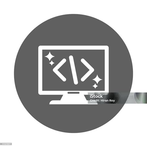 Clean Coding Code Icon Gray Vector Graphics Stock Illustration Download Image Now Applying
