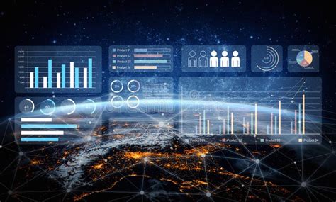 Data Analytics Dashboard And Performance Visualization Parse Stock Image Image Of