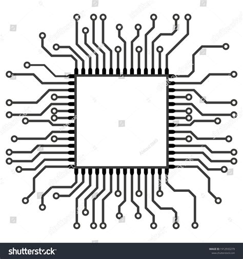 Microchip Stock Vectors Images And Vector Art Shutterstock