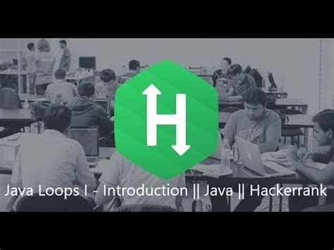 Java Loops II Introduction Java Hackerrank YouTube