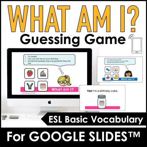 What Am I Vocabulary Guessing Game Google Slides Ready Made By Teachers