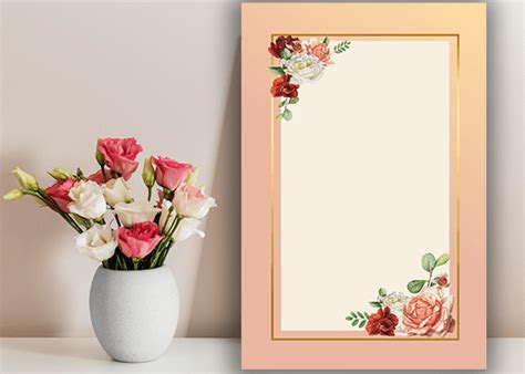 حاشیه گل برای تقدیر نامه خام و بدون متن ایگوری گرافیک