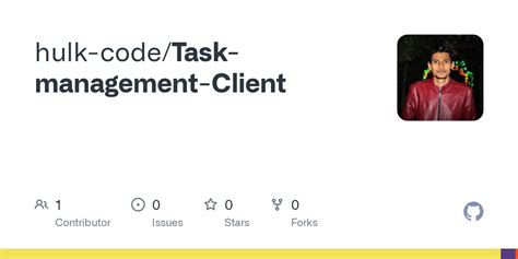 GitHub Hulk Code Task Management Client