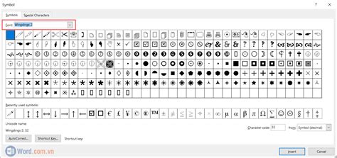 Cách Chèn Ký Tự đặc Biệt Symbol Trong Word