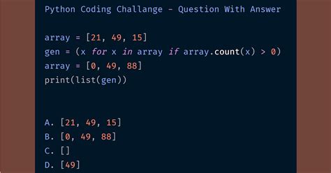 Python Coding Challange Question With Answer01030125 ~ Computer
