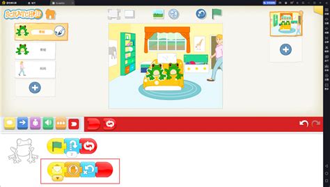 跳妹儿学编程之scratchjr 12 ：综合篇 五只小猴子床上跳 scratchjr作品 csdn博客