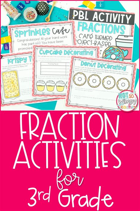 Fractions Project Based Learning Math Activity Project Based Learning