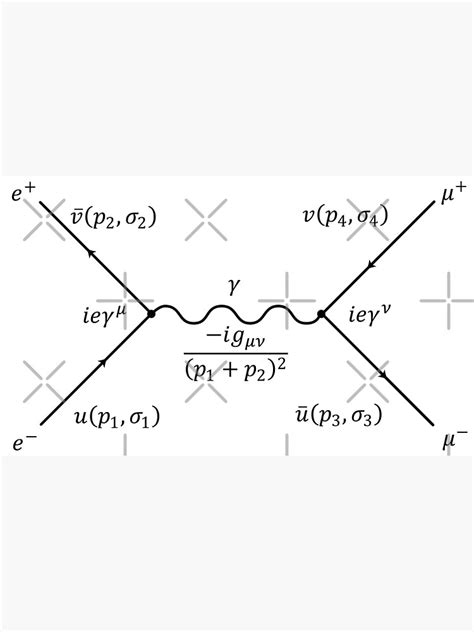 Feynman Diagram Poster For Sale By ScienceCorner Redbubble