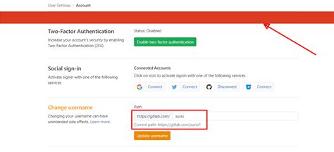 Unable To Change Username How To Use GitLab GitLab Forum