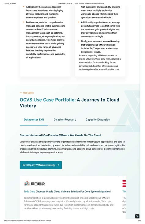 Vmware To Cloud Oci Ocvs Vmware To Oracle Cloud Infrastructure Pdf