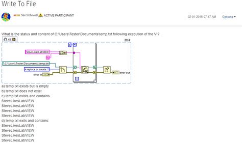 Write To File Ni Community