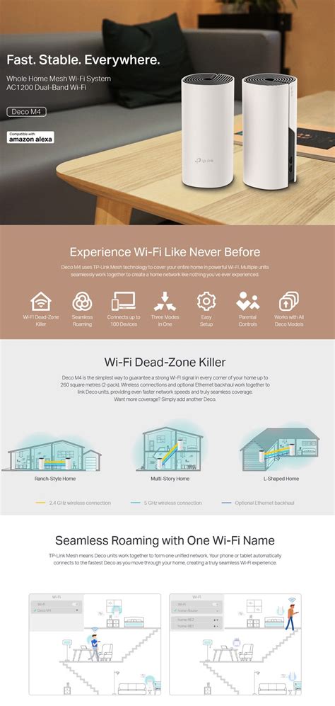 Buy TP Link Deco M Mesh Whole Home WiFi Router Pack DECO M PACK PC Case Gear Australia
