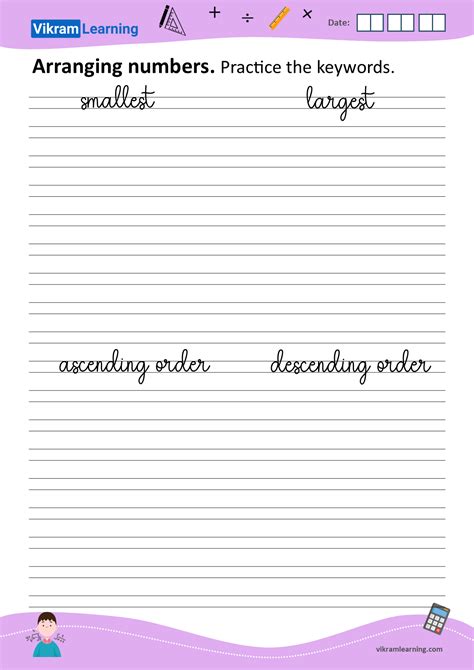 Download Arranging Numbers In Ascending Order And Descending Order