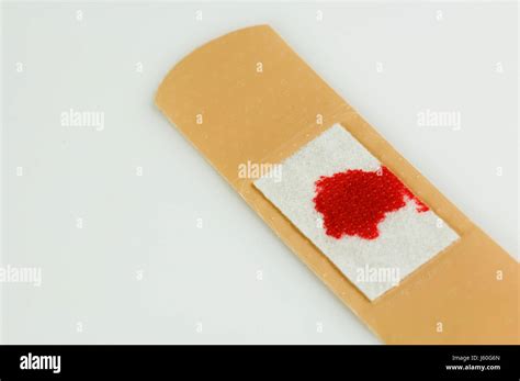 Plaster Blood Bloody Bloodstain Blossoms Plaster Wound Hurt Injury