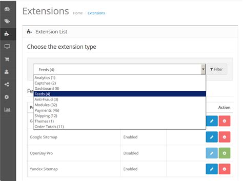 OpenCart Yandex Sitemap Module For OpenCart And