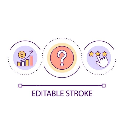 Difficult To Measure Roi Loop Concept Icon Graphic Illustration