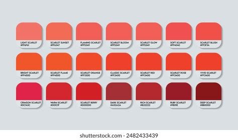 Scarlet Red Color Game Color Scarlet Red 18ml 72012 Scenery