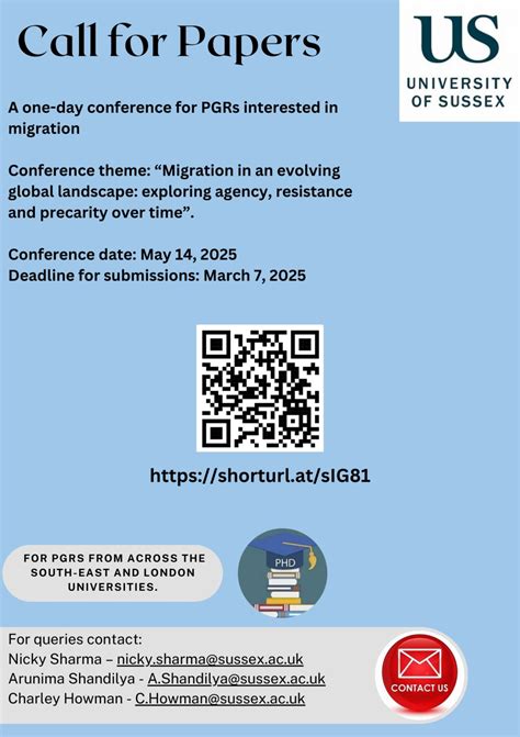 Call For Papers Migration In An Evolving Global Landscape Exploring Arunima Shandilya