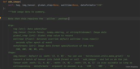 Tensorboard的使用，addimage的使用。addimage Csdn博客