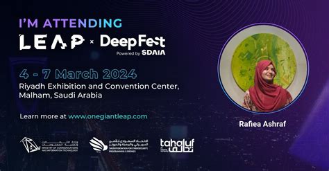 rafiea ashraf on linkedin leap and deepfest 2024