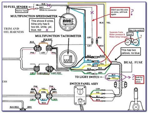 Understanding The Wiring Diagram For Yamaha Outboard Fuel Gauge