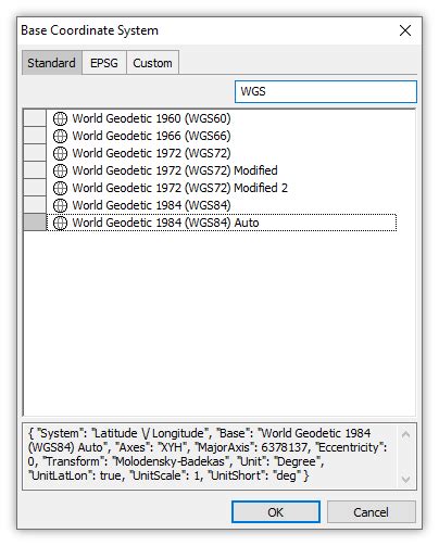 Base Coordinate System