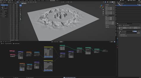 Help With Geometry Nodes And Displacement Falloff Rblender