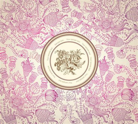 Classical Floral Pattern 23005 Free Eps Download 4 Vector