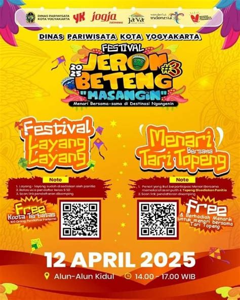 Festival Jeron Beteng 2025 Masangin” Menari Bersama Sama Di Destinasi