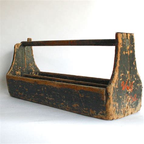Wood Tool Caddy Etsy